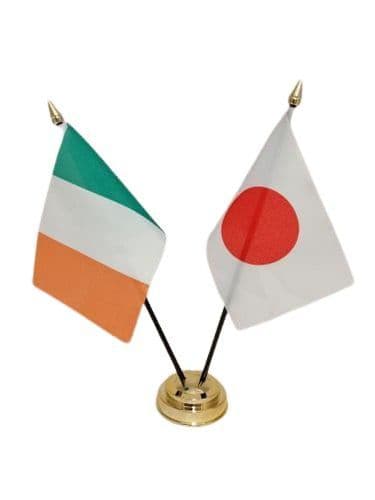 Japan & Ireland Table Flag | Buy Japan & Ireland Table Flag | NWFlags