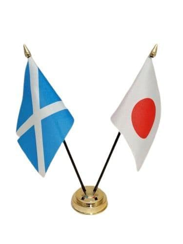Japan & Scotland Table Flag | Buy Japan & Scotland Table Flag