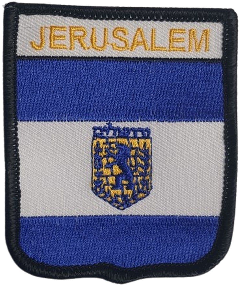 Jerusalem Shield patch | Buy Jerusalem Shield patch | NWFlags