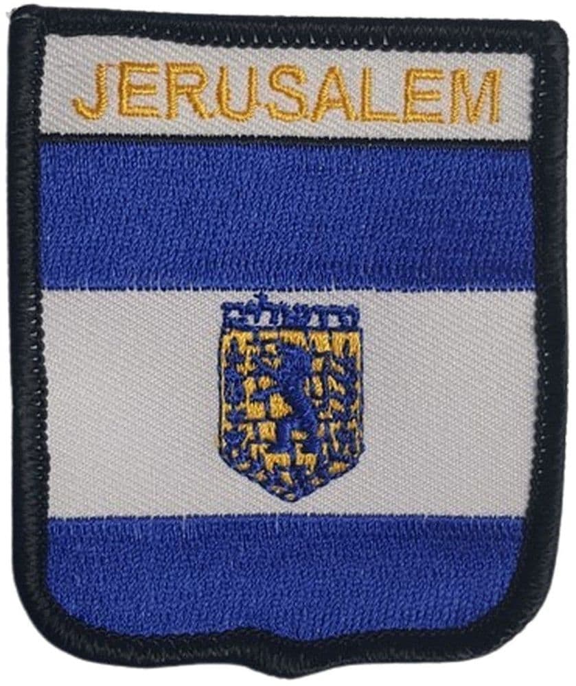 Jerusalem Shield patch | Buy Jerusalem Shield patch | NWFlags