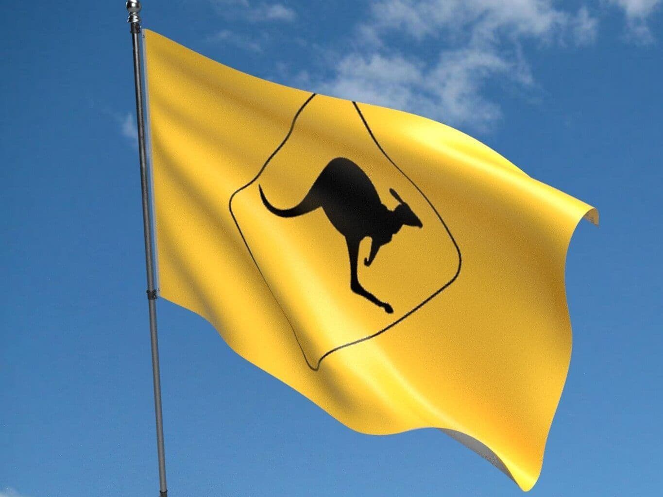 Kangaroo Sign Flag | Buy Kangaroo Sign Flag | NWFlags