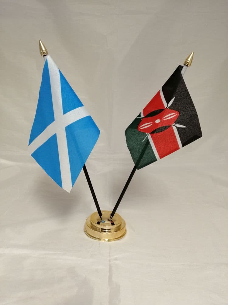 Kenya & Scotland Table Flag | Buy Kenya & Scotland Table Flag