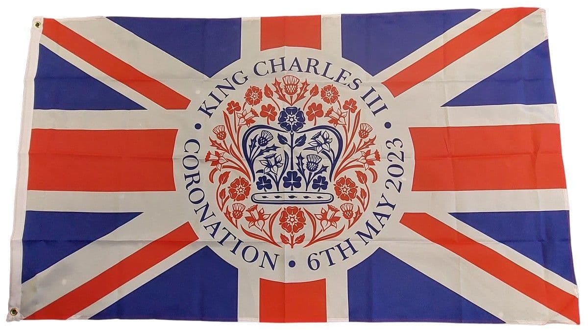 King Charles III Coronation Flag | Free UK Delivery | NWFlags