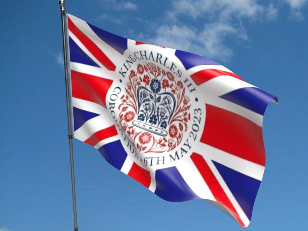 King Charles III Coronation Flag | Free UK Delivery | NWFlags
