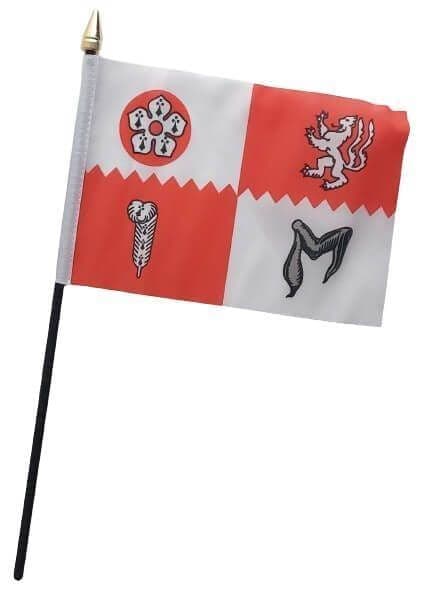 Leicestershire Table Flag - NO BASE | Buy Leicestershire Table Flag ...