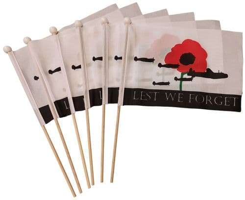 Lest We Forget RAF Hand Flag | Buy Lest We Forget RAF Hand Flag