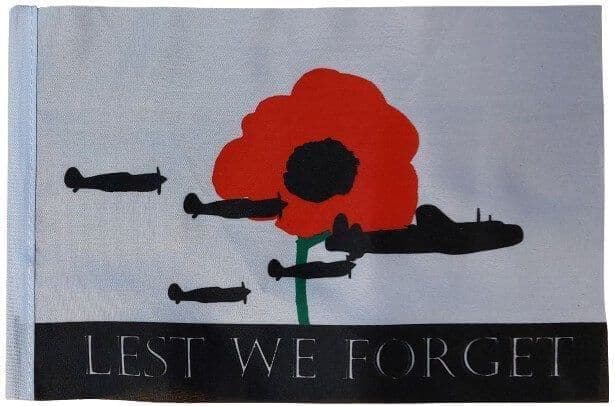 Lest We Forget RAF Mini Flag | Buy Lest We Forget RAF Mini Flag