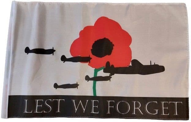 Lest We Forget RAF 1ft Flag | Buy Lest We Forget RAF 1ft Flag