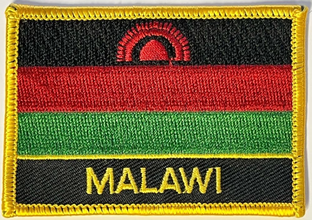 Malawi Embroidered Sew on patch