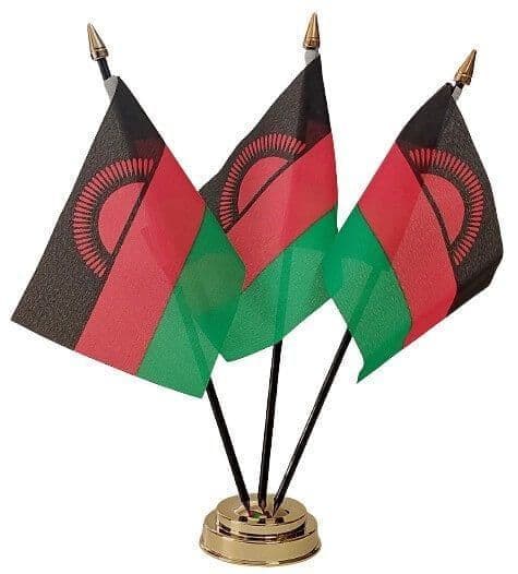 Malawi Triple Table Flag