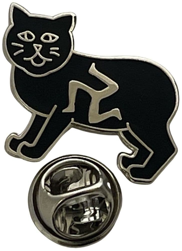 Manx Cat Large Pin Badge | Buy Manx Cat Large Pin Badge | NWFlags