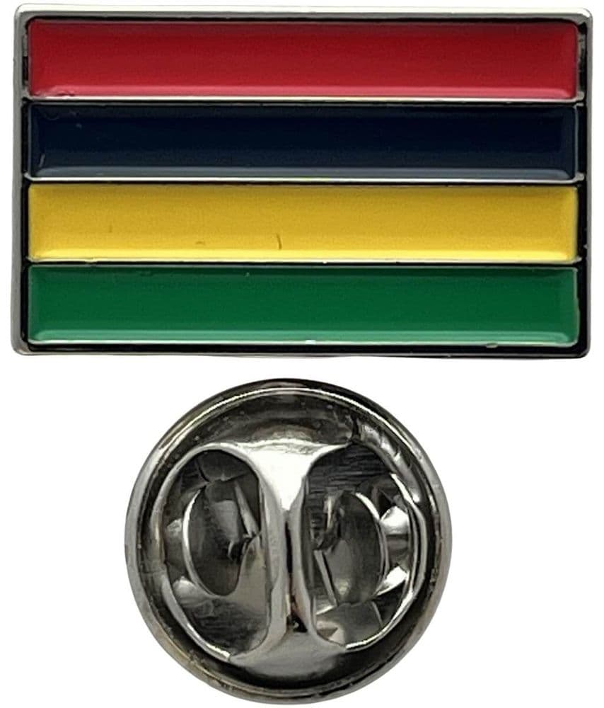 Mauritius Flag Pin Badge | Buy Mauritius Flag Pin Badge | North West Flags