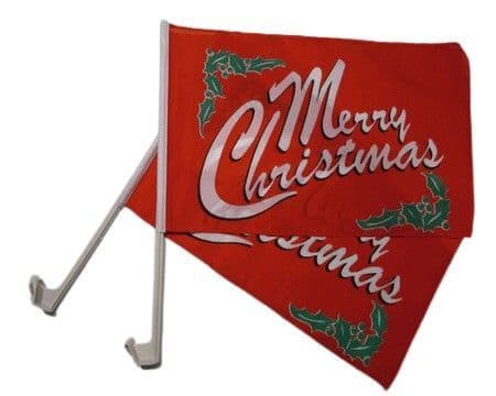 Merry Christmas Car Flag | Buy Merry Christmas Car Flag | NWFlags