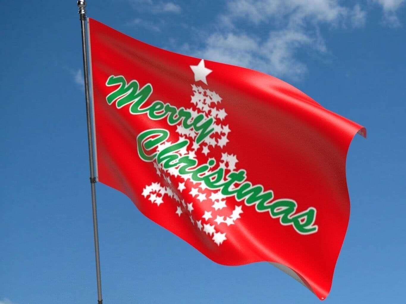 Merry Christmas Tree Flag | Buy Merry Christmas Tree Flag | NWFlags