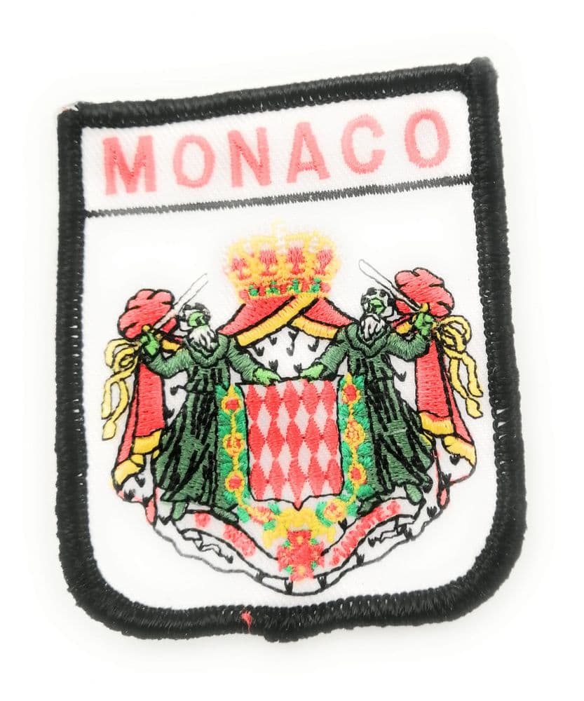 Monaco Shield patch | Buy Monaco Shield patch | NWFlags