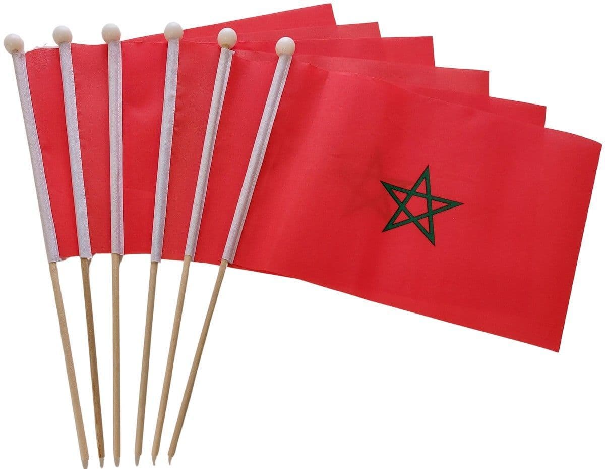 Morocco Pack of Hand Flags | Buy Morocco Pack of Hand Flags | NWFlags