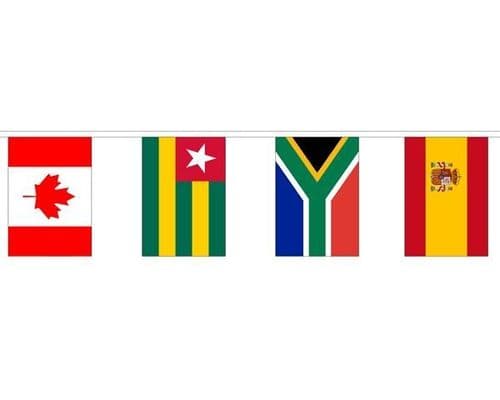 Buy Mixed Flag Bunting | NWFlags | Free UK Delivery