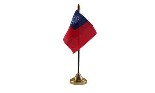 Myanmar Old Burma Table Flag | Buy Myanmar Old Burma Table Flag