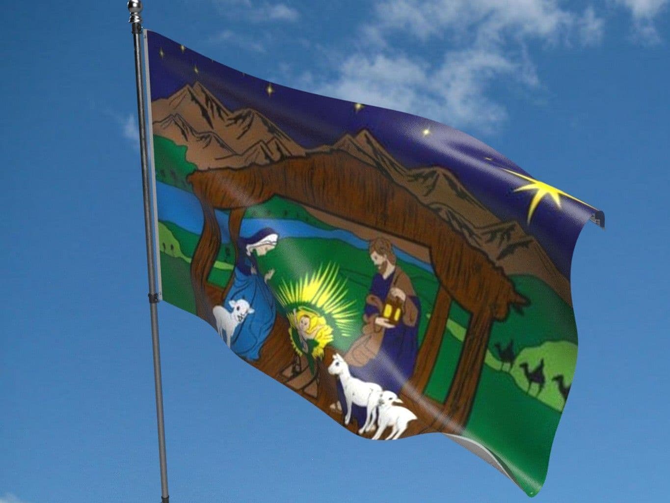 Nativity Scene Flag | Buy Nativity Scene Flag | NWFlags