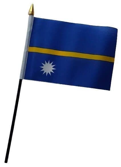 Nauru Table Flag - NO BASE | Buy Nauru Table Flag - NO BASE | North ...