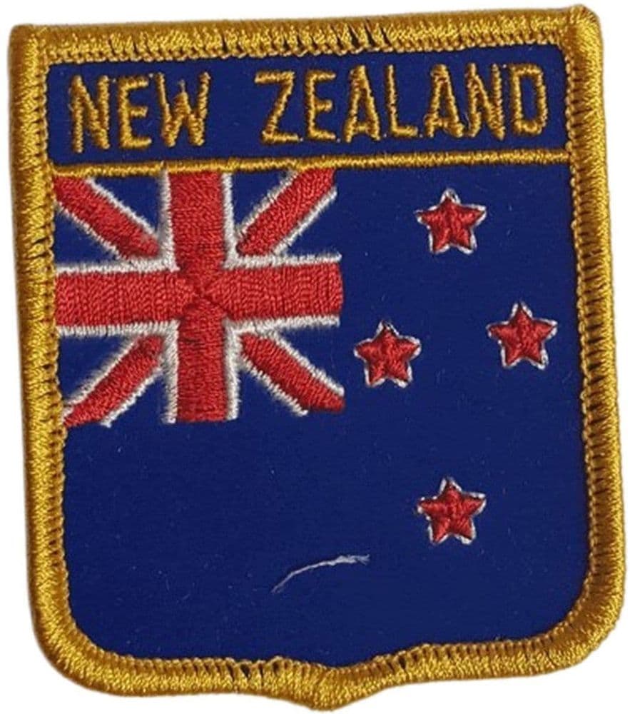 New Zealand Flag Shield patch | Buy New Zealand Flag Shield patch