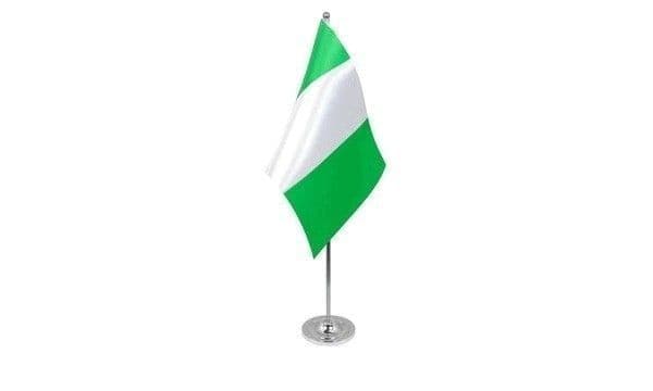 Nigeria Satin Table Flag | Buy Nigeria Satin Table Flag | NWFlags