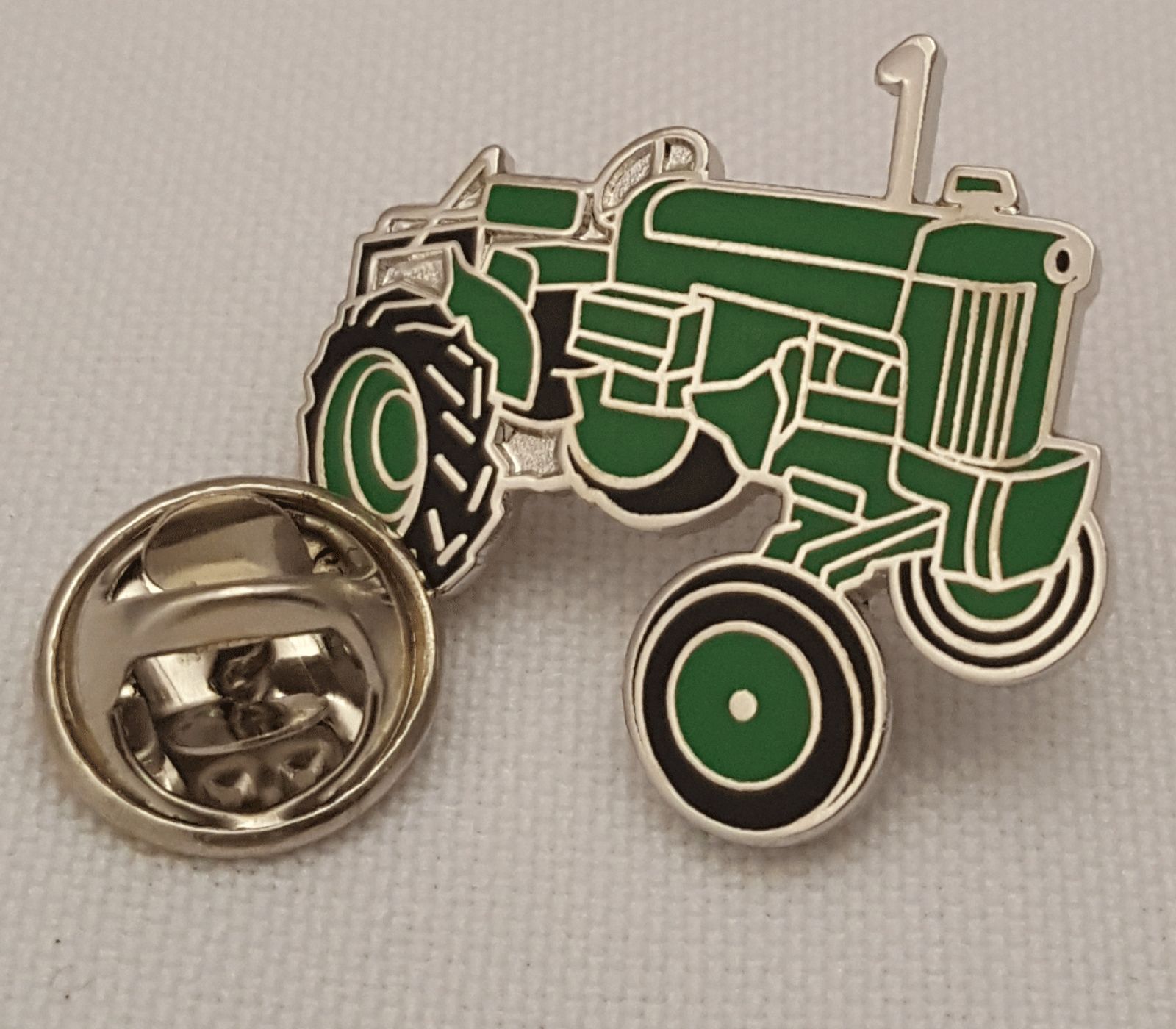 Old Style Green Tractor Pin Badge | Free UK Delivery | NWFlags