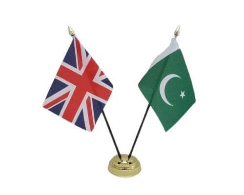 Pakistan & UK Table Flag | Buy Pakistan & UK Table Flag | NWFlags