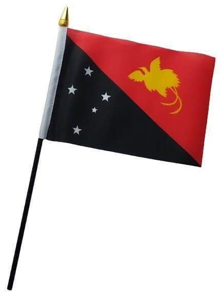 Papua New Guinea Table Flag - NO BASE | Buy Papua New Guinea Table Flag ...