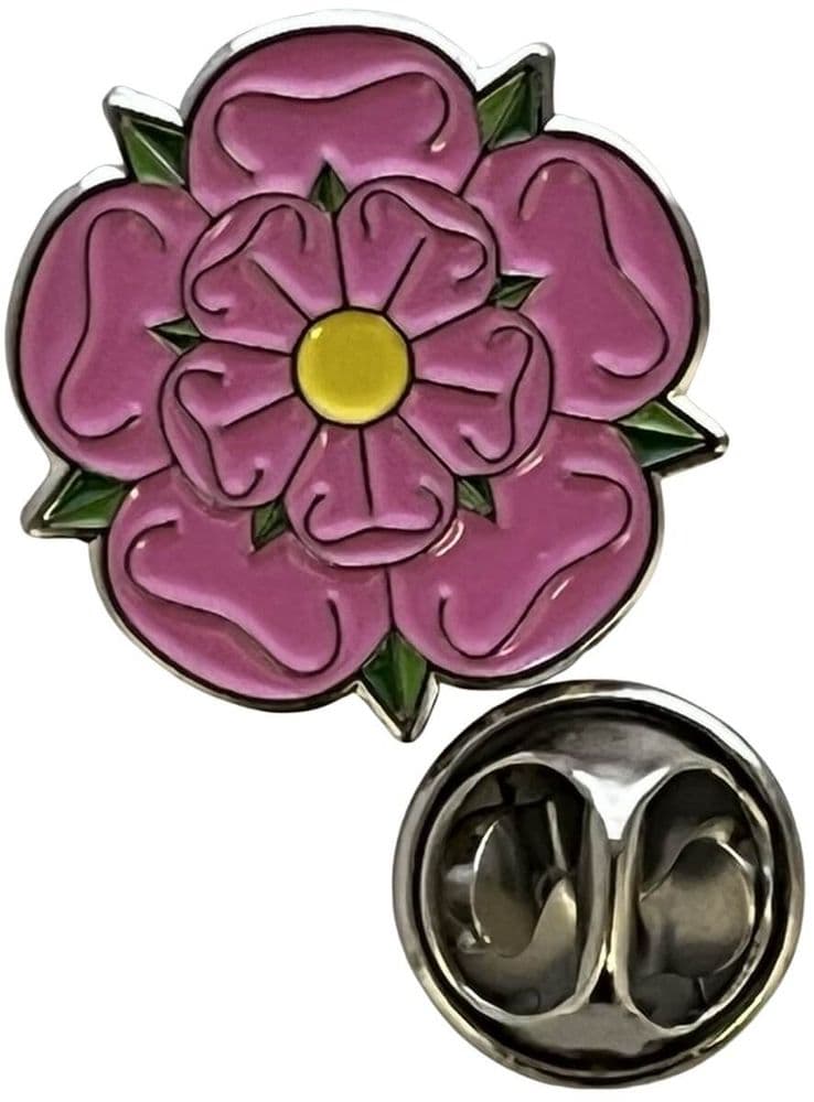 Pink Rose Large Pin Badge | Buy Pink Rose Large Pin Badge | NWFlags