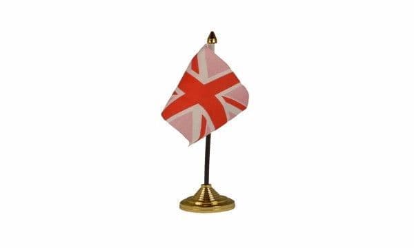 Pink Union Jack Table Flag | Buy Pink Union Jack Table Flag | NWFlags