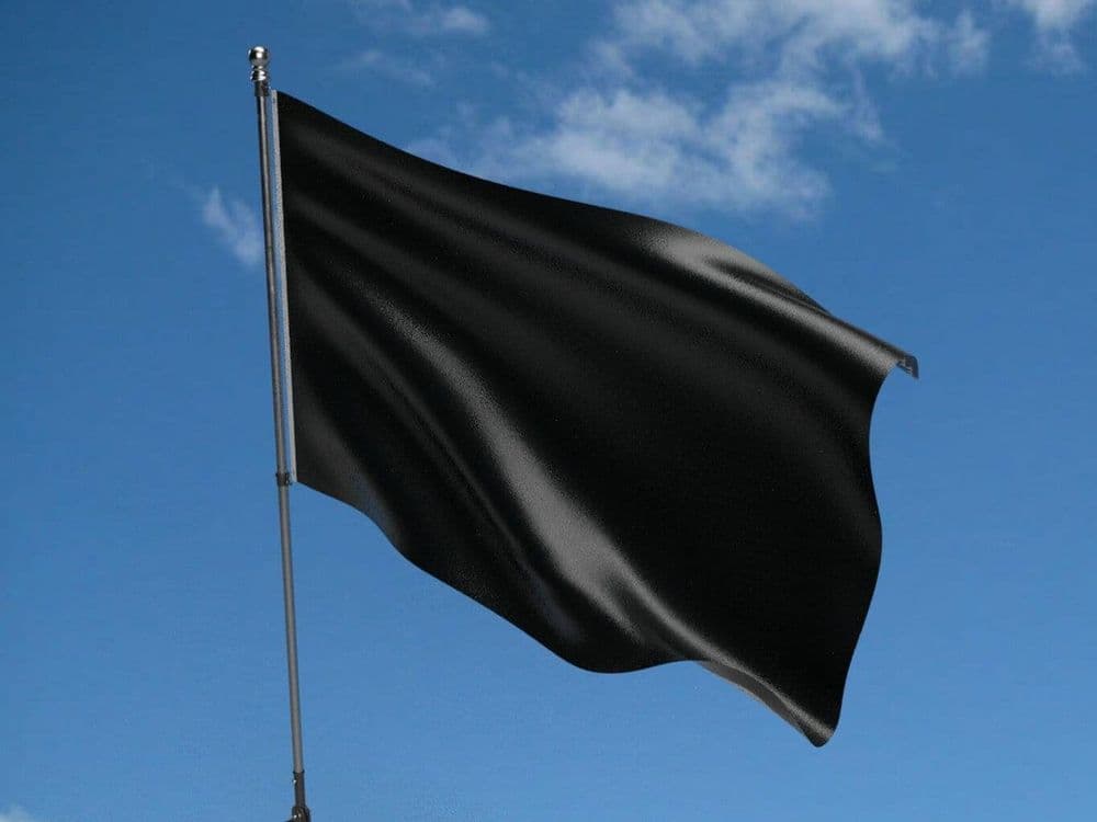 Plain Black Flag | Buy Plain Black Flag | North West Flags