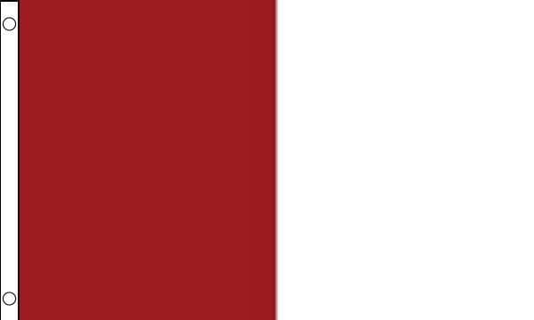 Plain Maroon & White Flag | Buy Plain Maroon & White Flag | NWFlags