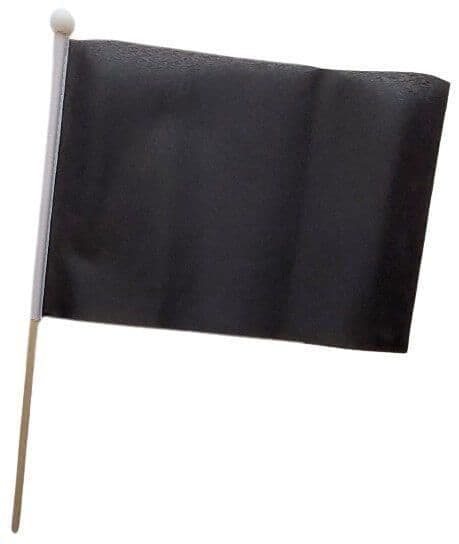 Plain Black Hand Flag | Buy Plain Black Hand Flag | NWFlags