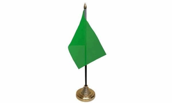 Plain Green Table Flag | Buy Plain Green Table Flag | NWFlags