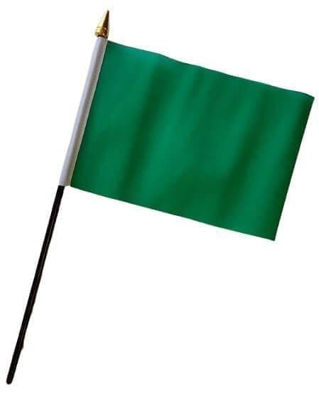 Plain Green Table Flag - NO BASE | Buy Plain Green Table Flag - NO BASE ...
