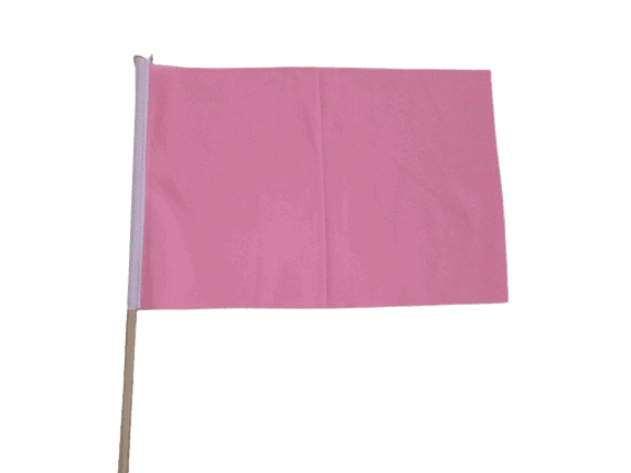 Plain Pink Hand Flag | Buy Plain Pink Hand Flag | NWFlags