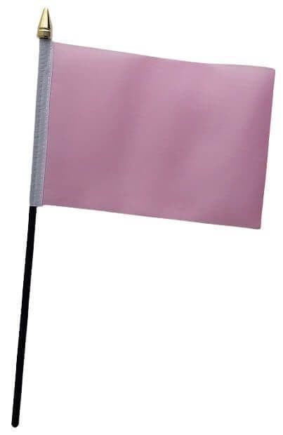 Plain Pink Table Flag - NO BASE | Buy Plain Pink Table Flag - NO BASE ...