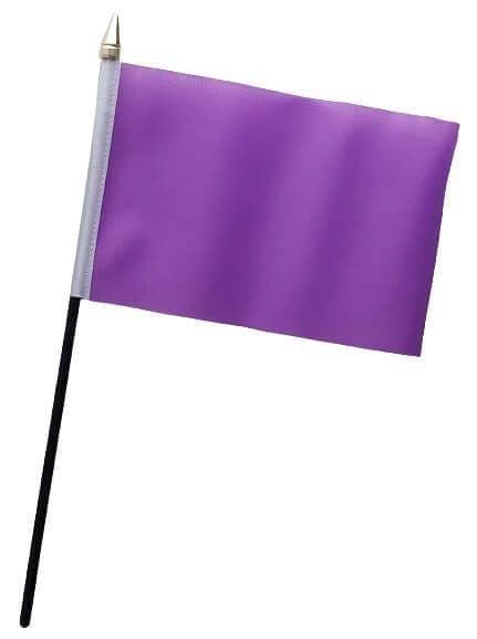 Plain Purple Table Flag - NO BASE | Buy Plain Purple Table Flag - NO ...