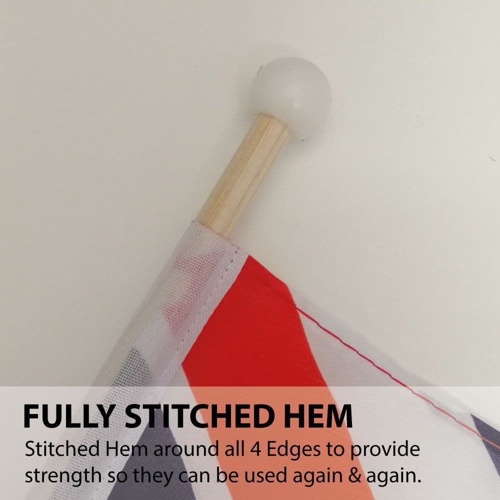 Plain Red Large Hand Flag | Buy Plain Red Large Hand Flag | NWFlags