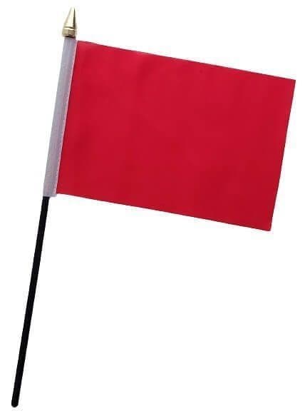 Plain Red Table Flag - NO BASE | Buy Plain Red Table Flag - NO BASE ...
