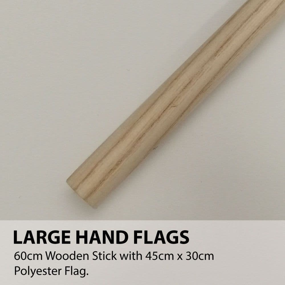 Plain White Large Hand Flag | Buy Plain White Large Hand Flag