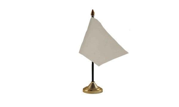 Plain White Table Flag | Buy Plain White Table Flag | NWFlags
