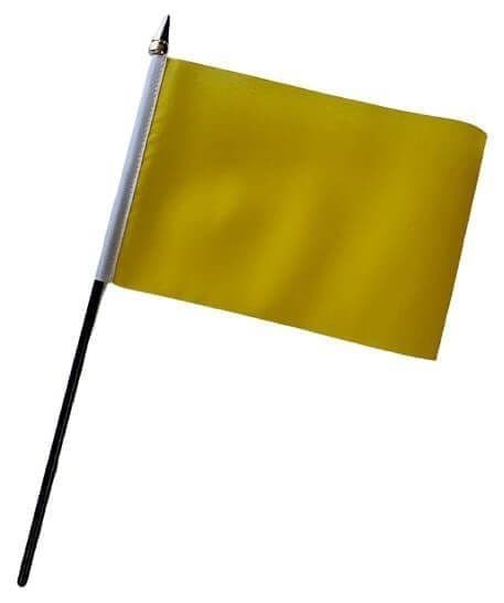 Plain Yellow Table Flag - NO BASE | Buy Plain Yellow Table Flag - NO ...