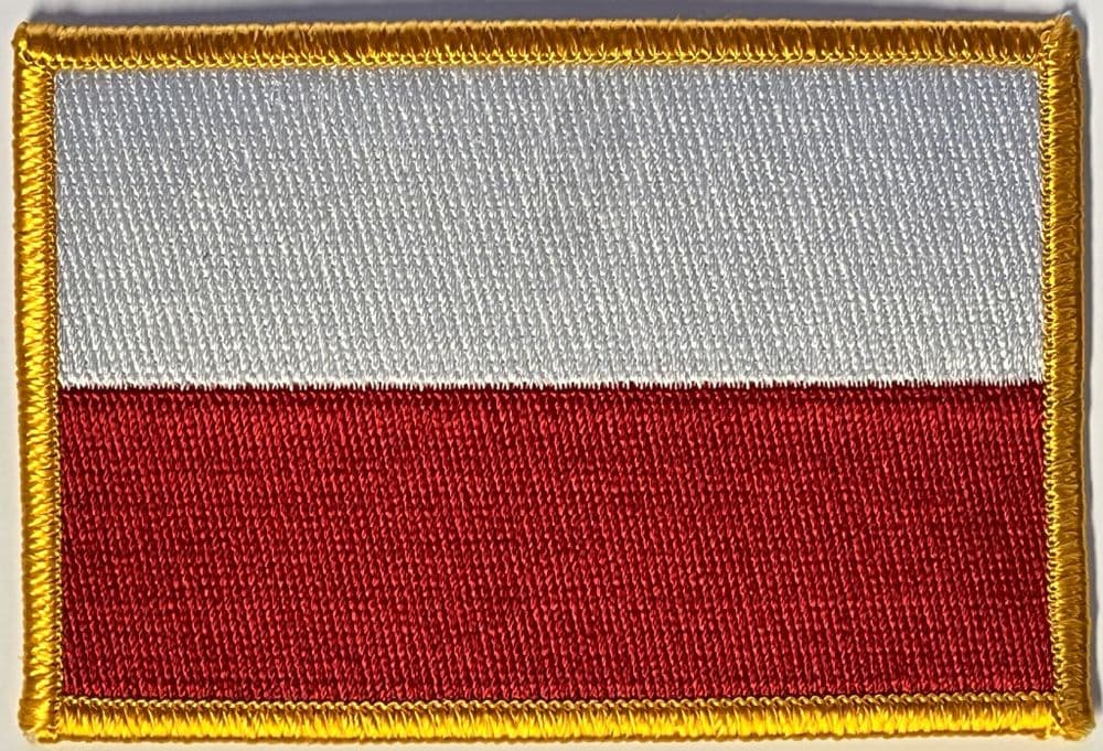 Poland Embroidered Sew on patch