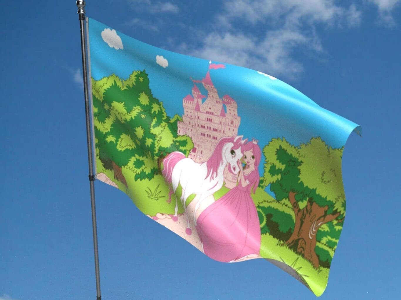 Princess Pony Castle Flag | Buy Princess Pony Castle Flag | NWFlags