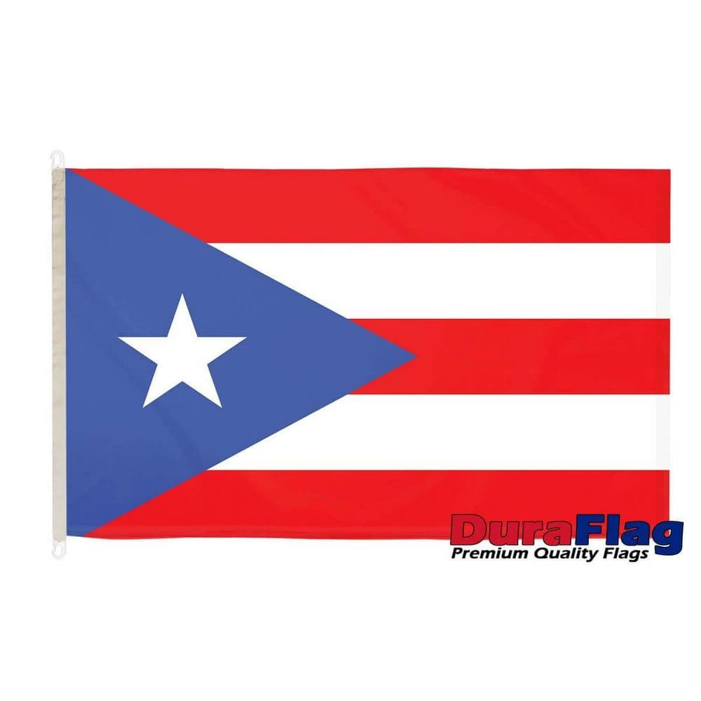 Puerto Rico Premium Quality DuraFlag with Clips - 5ft x 3ft | Buy ...