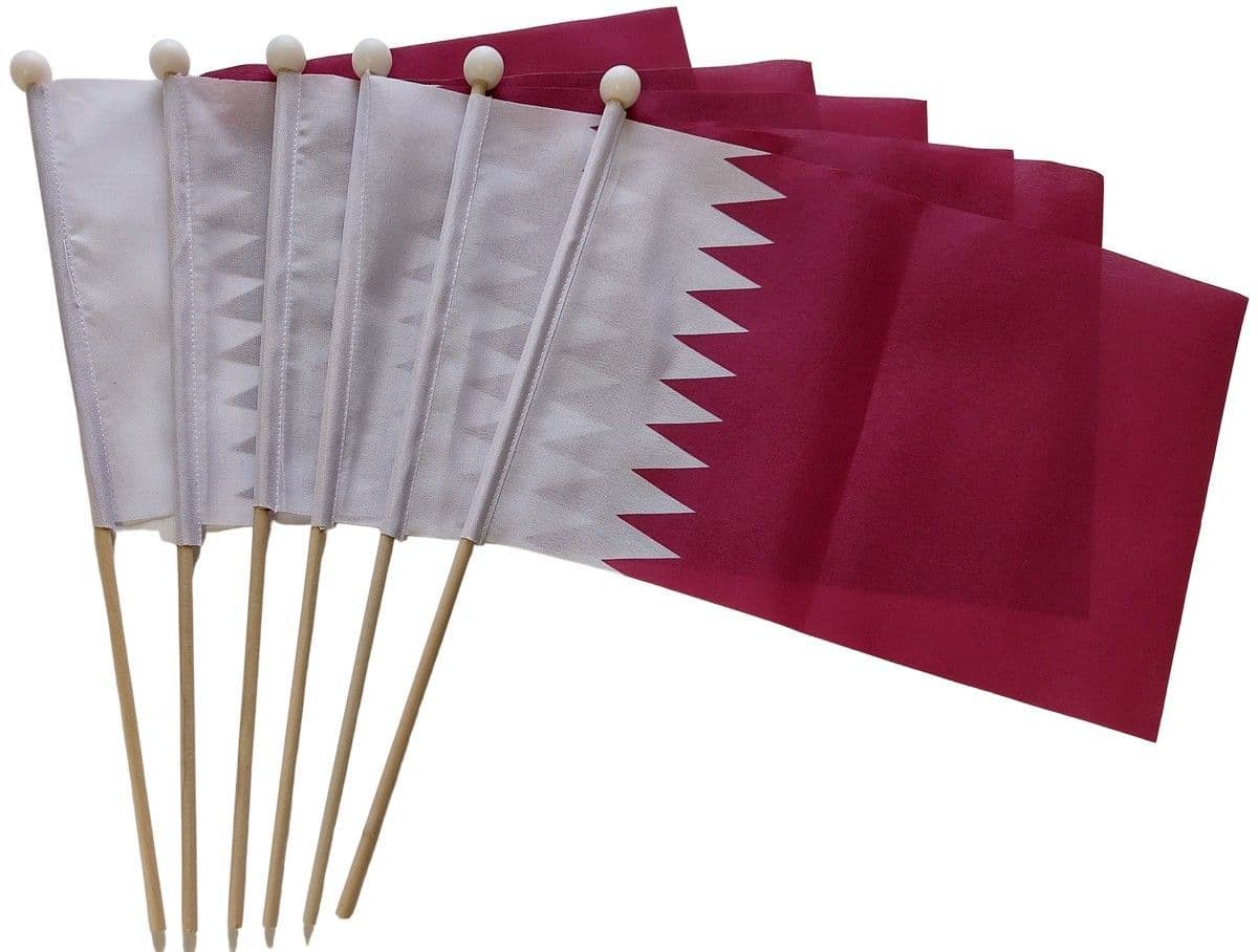 Qatar Pack of Hand Flags | Buy Qatar Pack of Hand Flags | NWFlags