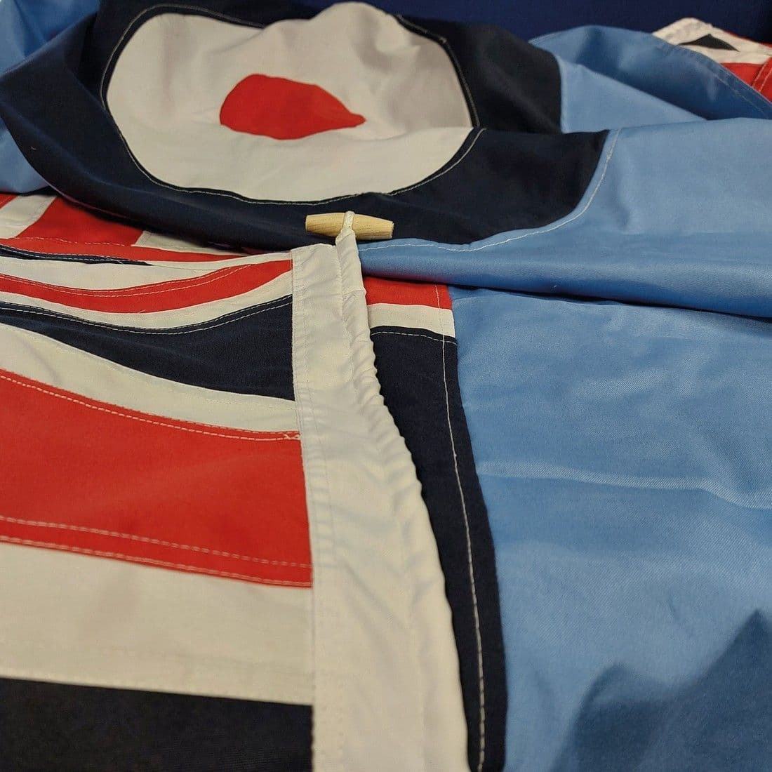 RAF Ensign Sewn Flag with Rope & Toggles - 5ft x 3ft | NWFlags