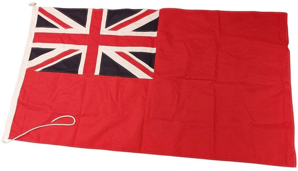 Red Ensign Sewn Flag with Rope & Toggle - 5ft x 3ft | NWFlags